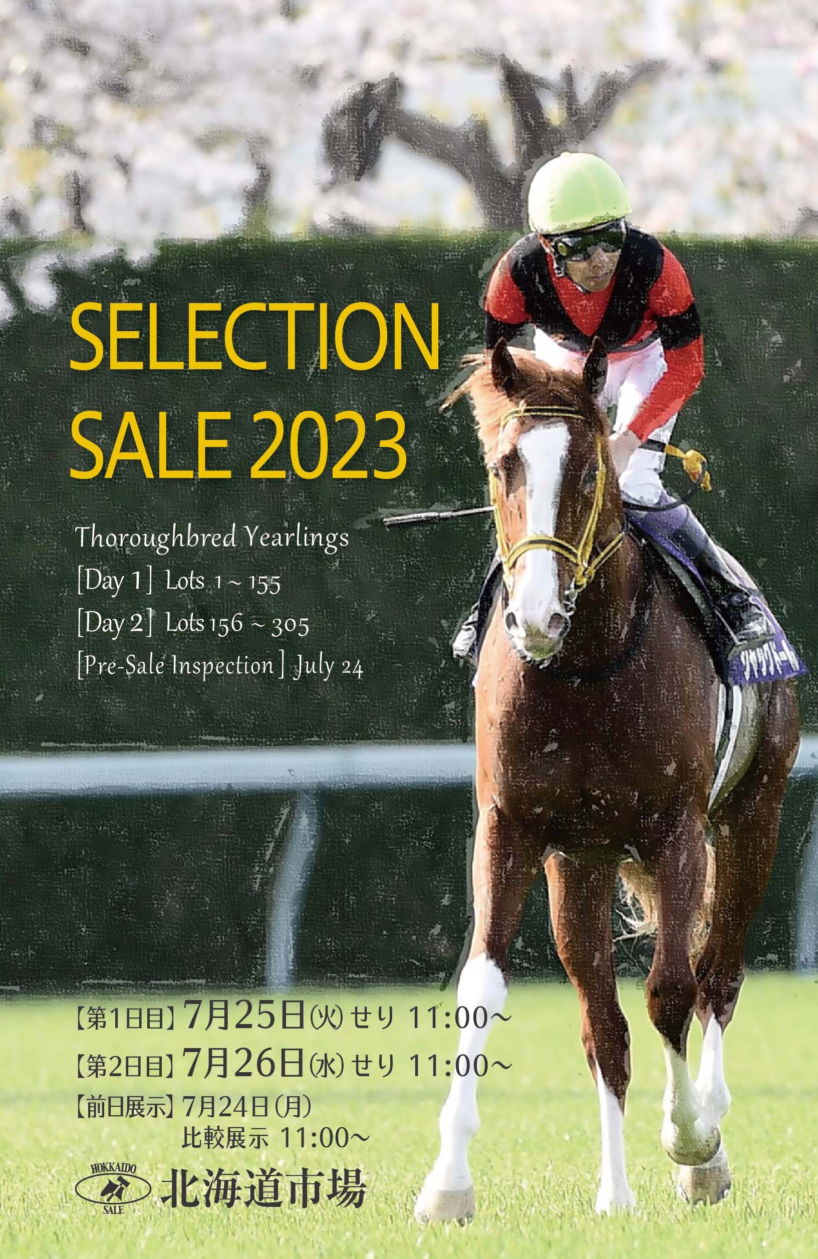2023 セレクションセール/HBA 北海道市場
